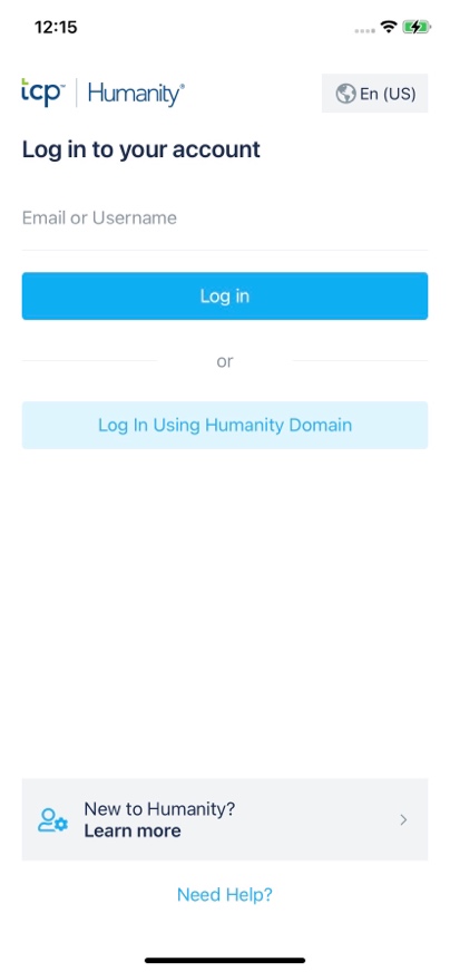 [ios] Tcp Humanity Mobile App Login Humanity Only Users