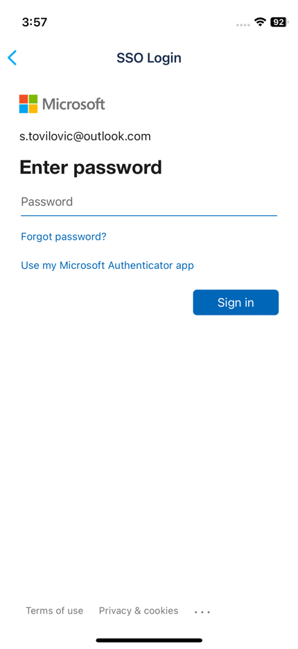 [iOS] TCP Humanity Mobile App: Login Humanity Only users
