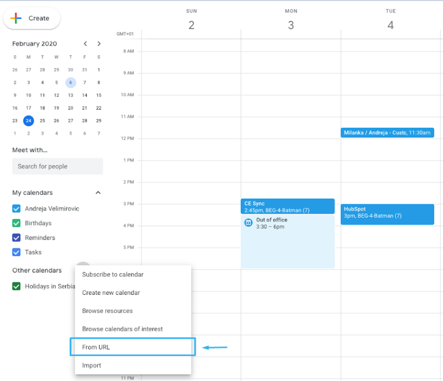 Humanity | Shiftplanning Legacy | Sync Schedule with Google Calendar