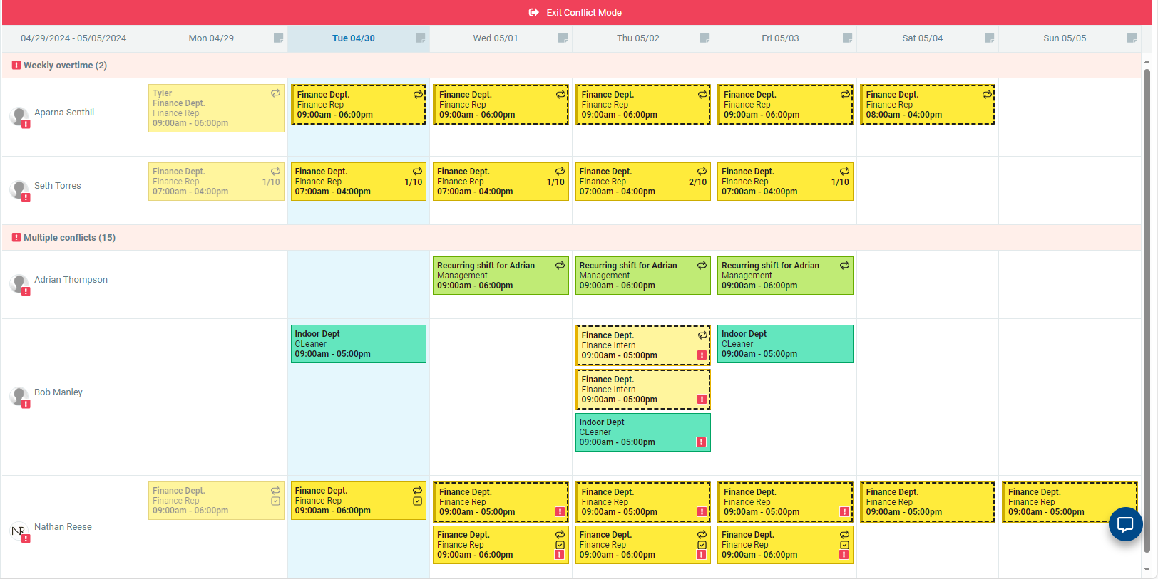 Humanity | ShiftPlanning Overview